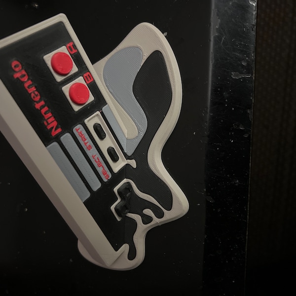 Personalized Nintendo Entertainment System Controller Model Custom 3D ...