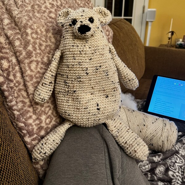 Crochet Pattern, Chunky Benji the Bear, Step by Step US Terms DIY ...