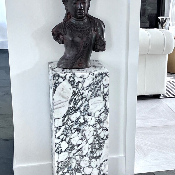 Calacatta Viola Set of 2-4-6 SQUARE Coasters, Italian Marble 100% ...