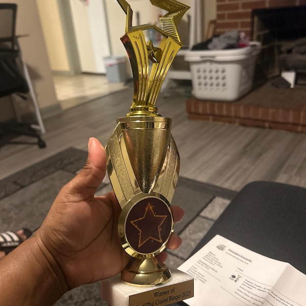 Gold Stars Trophy. 7.5" Tall Trophy. Great Award for All of Our Events ...