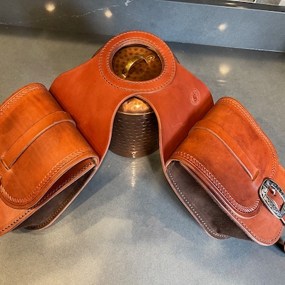 Single Pommel Saddle Bag for a Western Saddle Horn Bag Fork Bag - Etsy