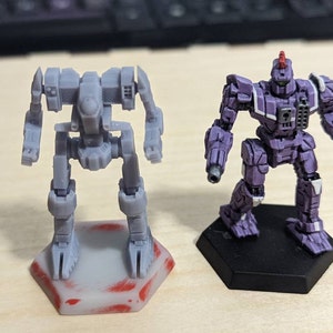 Battletech Miniatures Classic Unseen Designs 3D Printed on - Etsy UK