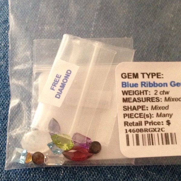 Premium Loose Mixed Gemstone Boxed 20+ Carat Parcel Lot~buy 2 GET 1 ...