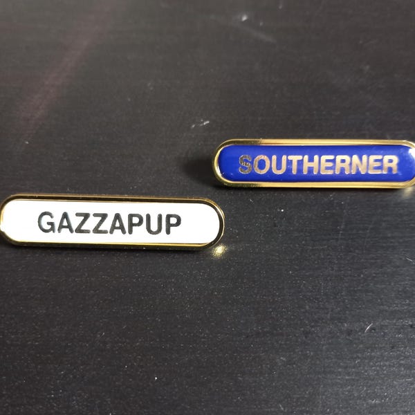 Create Your Own School Shield/bar Pin Badge - Etsy UK