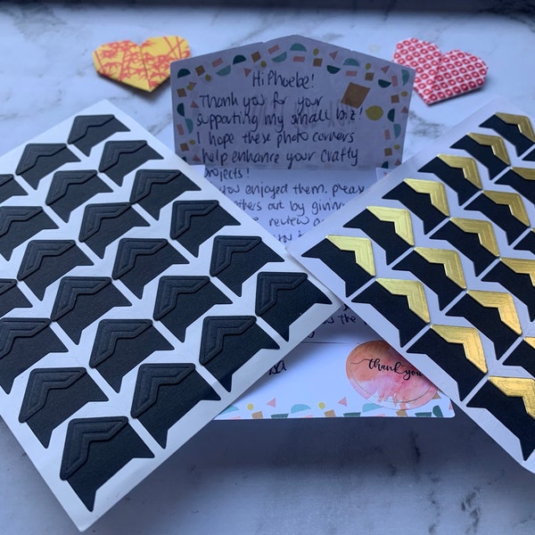 Photo Corner Stickers / Wedding Photo Guest Book Stickers/ Journal ...