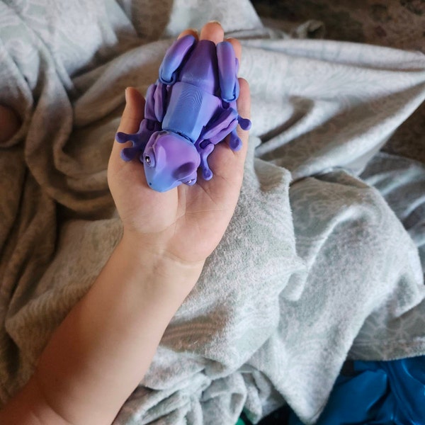 Tree Frog WITH MAGNETS 3D Printed Articulated Fidget Toy - Etsy