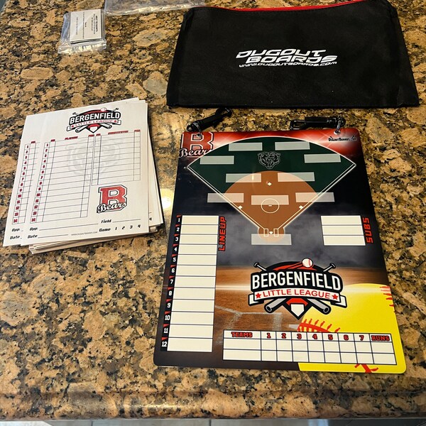 9"x12" Metal Custom Dugout Lineup Board - Etsy