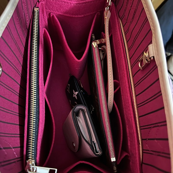 Felt Purse Insert (type JIA), Light Soft Sturdy, Organize Designers Bag ...