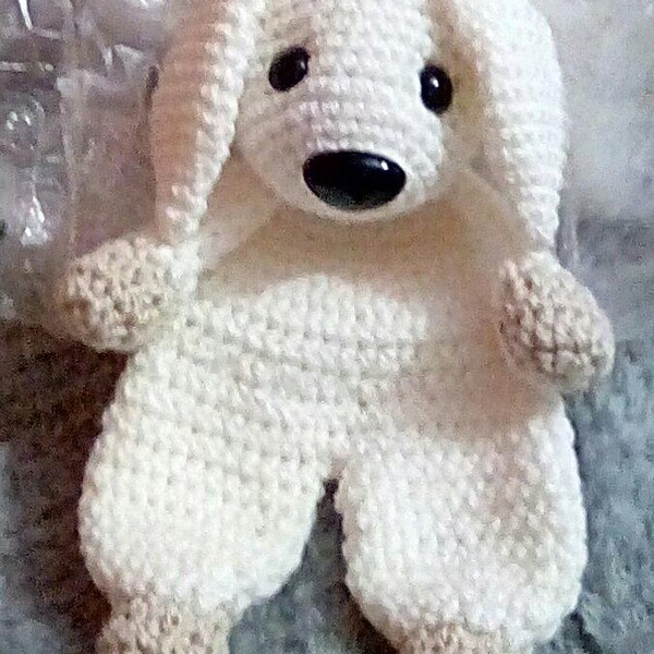 PDF Crochet Pattern Snuggle Dog Mango DIY Amigurumi Kids Baby ...