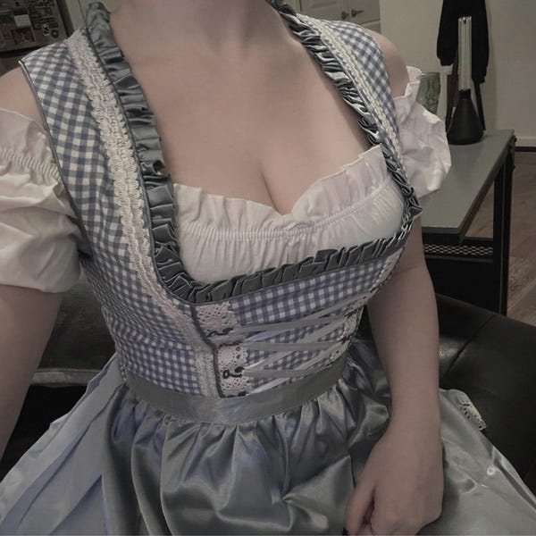 Oktoberfest Dirndl Dress Bavarian Costume For Festivals Parties