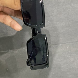 Vintage Rectangular Y2K Clout Sunglasses Retro Party Vibes Perfect for ...