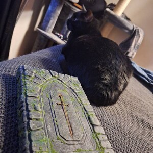 Grand Demonic Grimoire With 4 Eyes Large Dark Necronomicon, Black ...