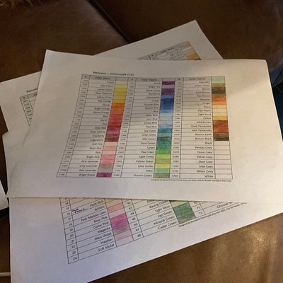 Kalour 300 Colored Pencil Set DIY Color Chart / Swatch - Etsy