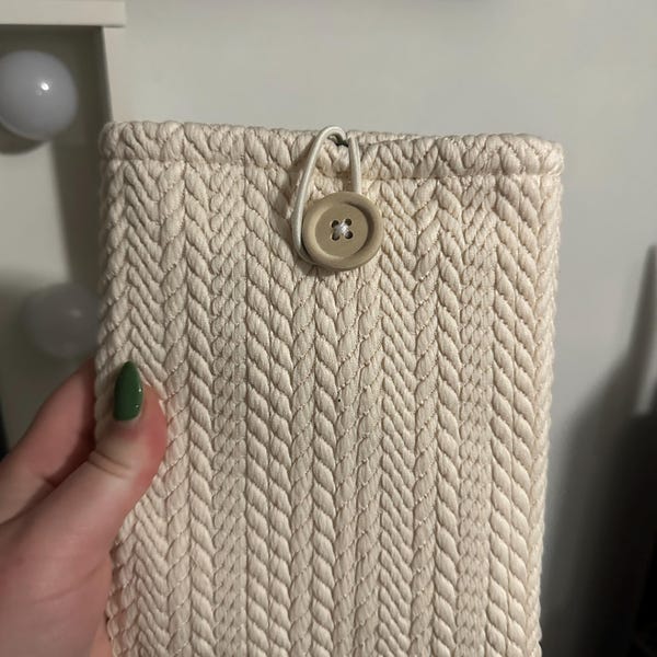 Embroidery Book Library Book Cover, Custom Padded Book Sleeve With Own ...