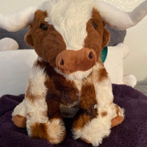 Highland Cow Soft Toy, Mini, Cuddly Toy, Cow Gift, Newborn, Present ...