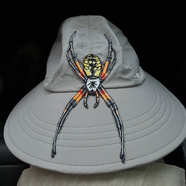 Golden Writing Orb Weaver Spider Argiope Aurantia Gothic Yellow Garden ...