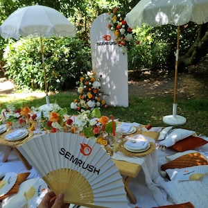 Personalised Wedding , Business, Event, Party Paper Paddle Hand Fans ...