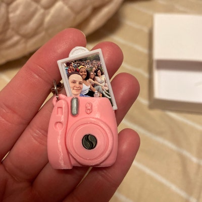 Mini Camera Keychain and Your Own Personalized Photo. Camera Keychain ...