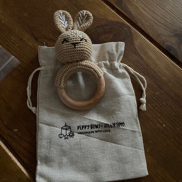 Crochet Rattle/crochet Teething Rings/baby Knitted Rattle/crochet and ...