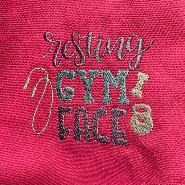Gym Machine Embroidery Bundle, 5 Designs, Gym Machine Embroidery ...