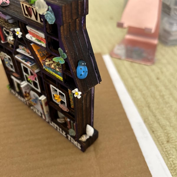 Miniature Bookshelf DIY Kits; Craft DIY Kit; Dollhouse Miniatures - Etsy