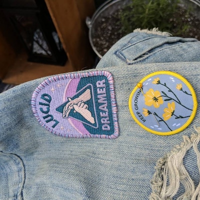 Lucid Dreamer Patch Metaphysical Fashion Accessory 3 Iron on ...