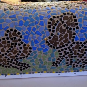 10 Round Stained Glass Tiles Round Tiles Tile Mosaic Pieces - Etsy