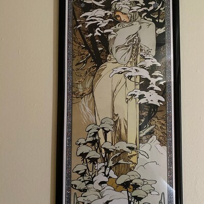 Evening Star by Alphonse Mucha Fine Art Glicée Poster Digital Wall Art ...