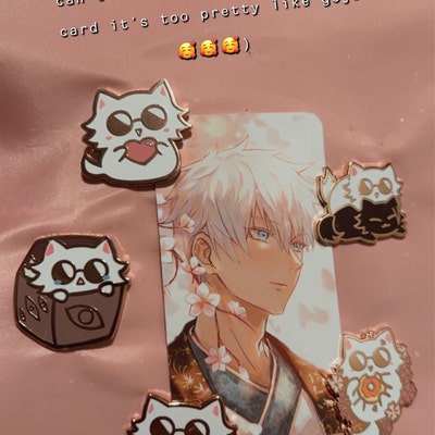 Gojocat Enamel Pins - Etsy