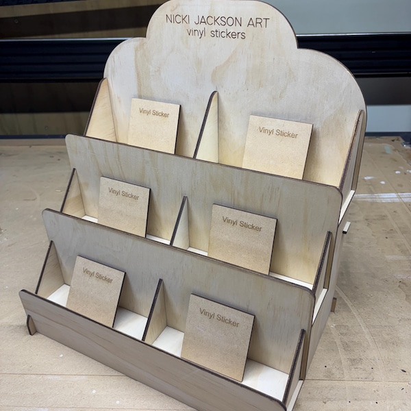 Keychain Display Stand Digital File , Laser Cut Files , Market Stall ...