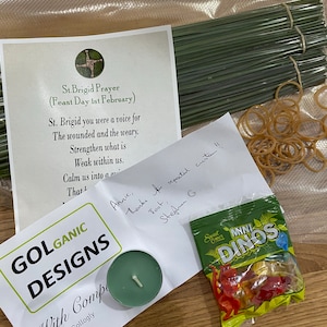 DIY KIT Irish Rushes Make Your Own St.brigids Cross, Imbolc Cross. - Etsy