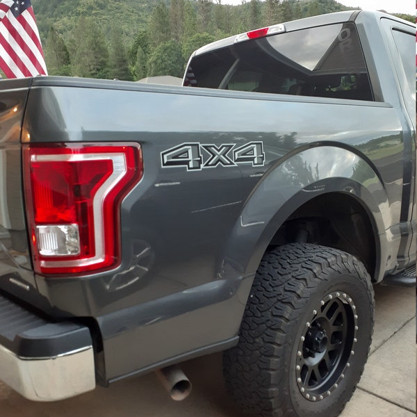 Ford F150 4X4 Decals Truck Stickers Gray / Grey (fits 2015-2020) - FPPG ...