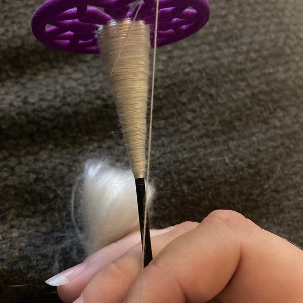 4 Ozs Seacell Fiber, Cellulose, Combed Top, Roving, Spinning Fiber ...