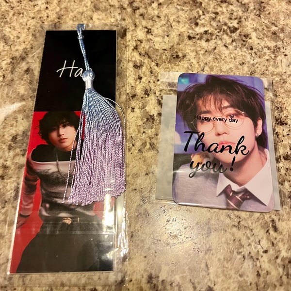 ATEEZ BIRTHDAY Inspired Custom Bookmarks - Etsy