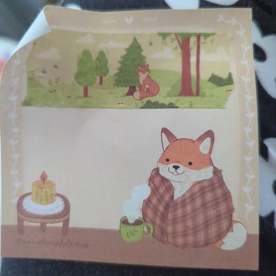 Cozy Fall Cottage Print - Etsy