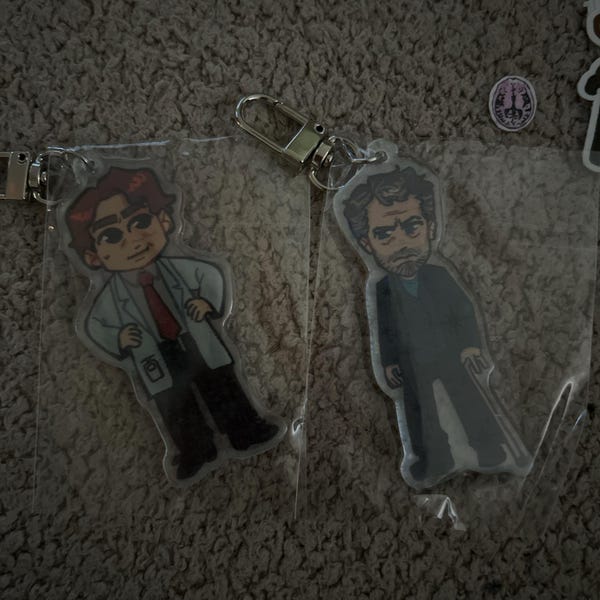 3 Inch House MD Greg House James Wilson Holographic Acrylic Charm ...