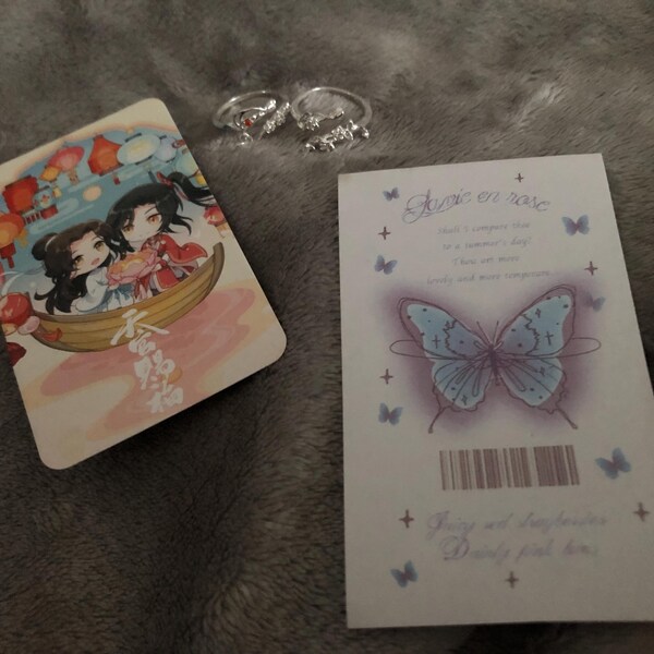 Heaven Official's Blessing Adjustable Rings, Xie Lian, Hua Cheng, Hua ...