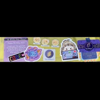 Full Stack Developer Holographic Sticker Computer Geeky Gifts Computer ...