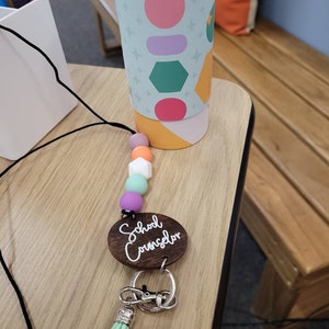 Groovy Sparkly Lanyard Personalized Lanyard for Badge 80's Lanyard ...