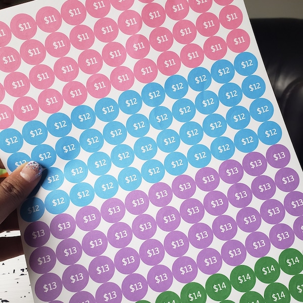 Price Stickers, Product Pricing Labels for Vendor Events and Parties ...