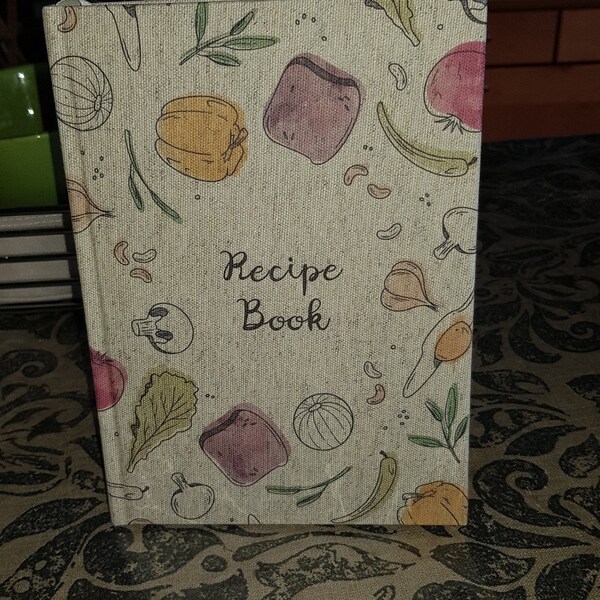 Recipe Book Handmade Cookbook Mother Cooking Notebook A5 Handmade ...