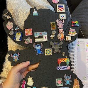 Stitch Pin Board Stitch Pin Board Black Stitch Cork Board - Etsy