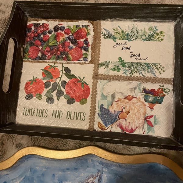 FREE SHIP - Two Paper Luncheon Decoupage Art Craft Napkins - (design ...