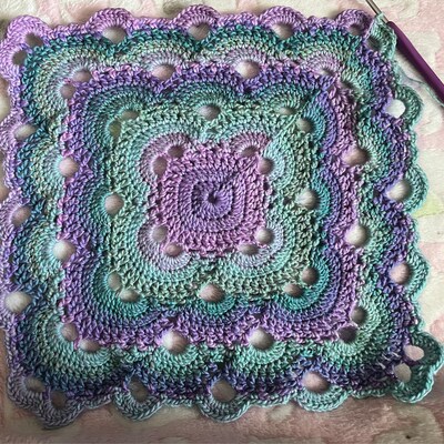 Virus Blanket Crochet Pattern, Original Virus Blanket PDF, Virus Afghan ...