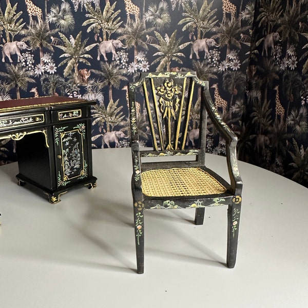 Miniature Dollhouse 1:12 Scale Furniture Living Room Sofa and Chair Tea ...
