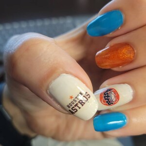 Atlanta Braves Baseball Nail Art Decals official Moon Sugar - Etsy