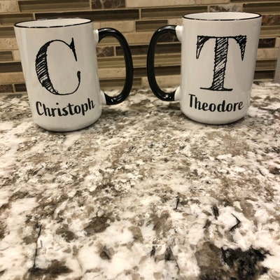 Personalized Name Mug, Gift for Women, Men, Coffee Cup With Custom Name ...