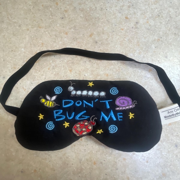 Embroidered Eye Mask for Sleeping, Cute Sleep Mask for Adults and Kids ...