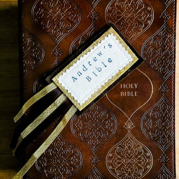 Personalised Bookmark Felt, Custom Bookmark With Tassel, Book Lover ...