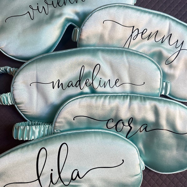 Custom Eye Mask | Personalized Sleep Mask | Custom Satin Eye Mask ...